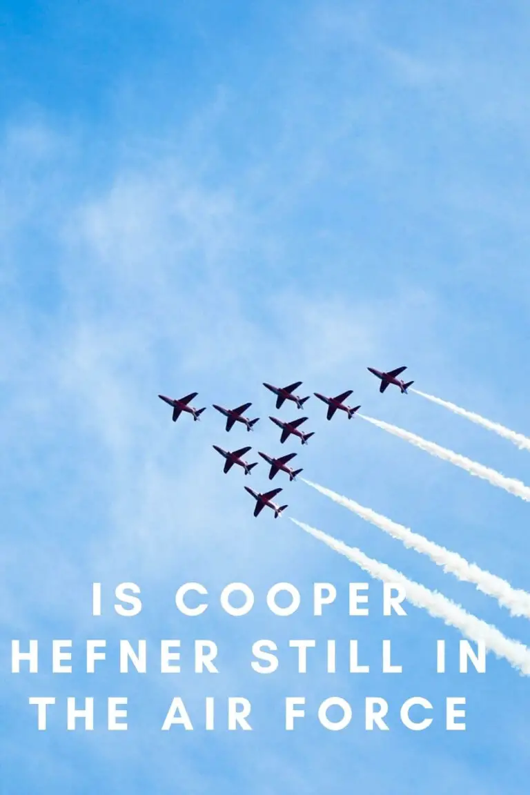 Is Cooper Hefner Still in the Air Force?