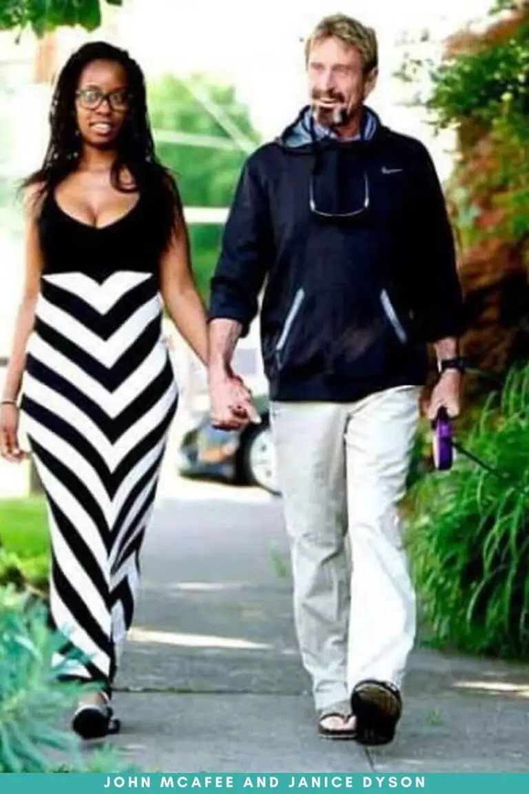 Who is John McAfee wife Janice Dyson?
